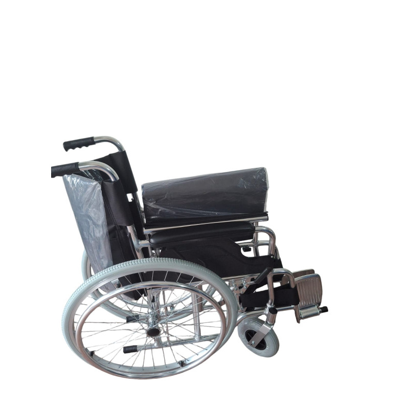 Silla de ruedas aluminio aro rayos plegable ortopedia 24 horas - ortopedia24horas.pe